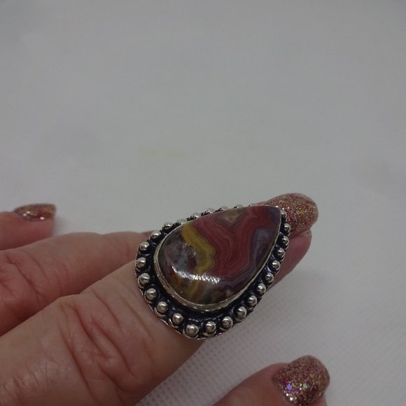 Handmade | Jewelry | Natural Mexican Laguna Jasper Handmade Sterling ...